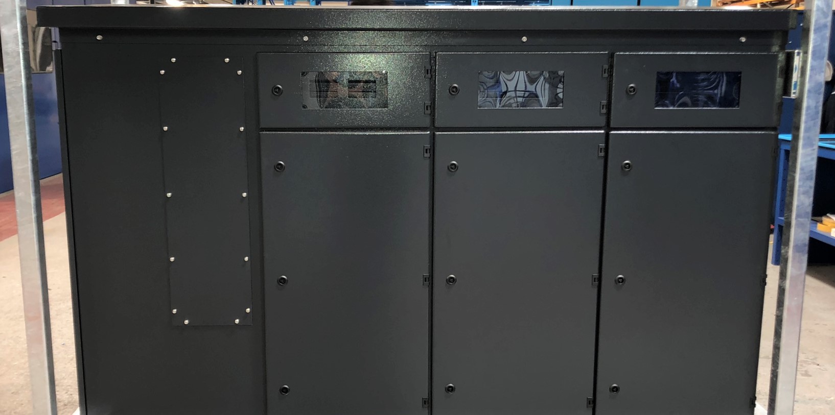 Enclosure and Crash Frame - Adams Enclosures Limited